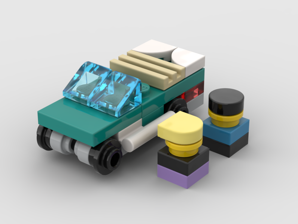 LEGO MOC Micro Vintage Car by Deadlywere | Rebrickable - Build with LEGO