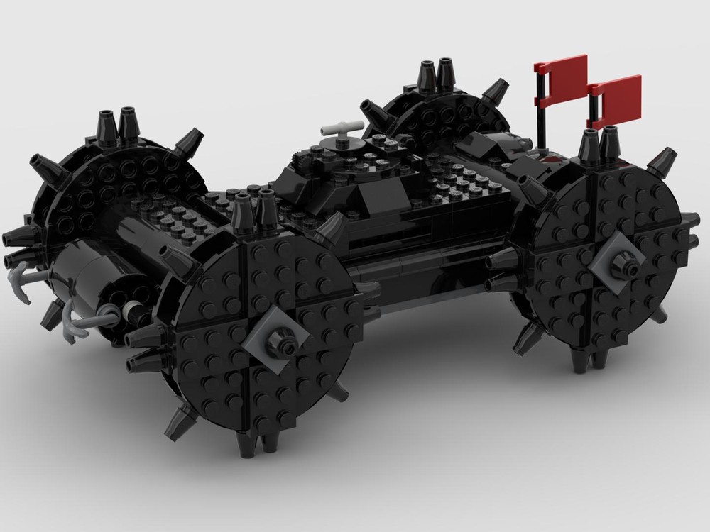 LEGO MOC Fire Nation Tank by SkyrobStudio | Rebrickable - Build with LEGO