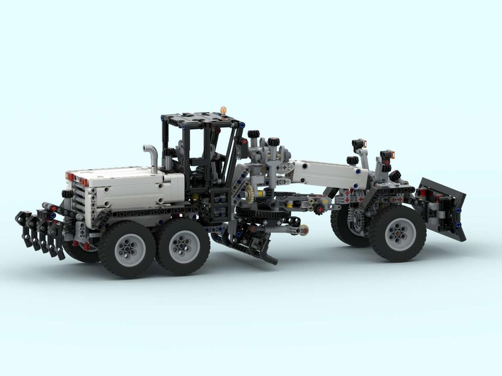 LEGO MOC Mechanical Grader by paave | Rebrickable - Build with LEGO