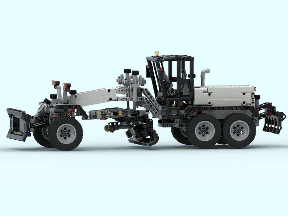 LEGO MOC Mechanical Grader by paave | Rebrickable - Build with LEGO