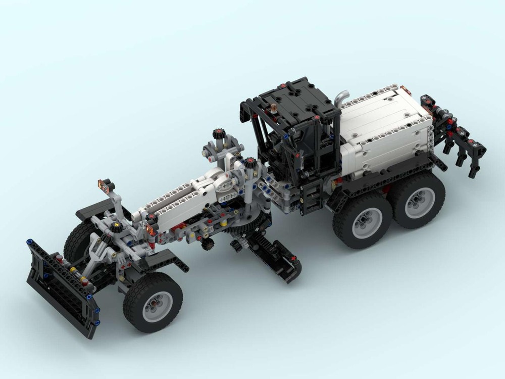 LEGO MOC Mechanical Grader by paave | Rebrickable - Build with LEGO