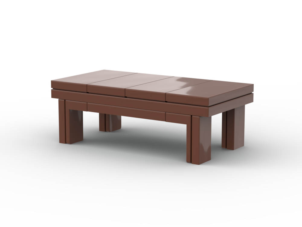 LEGO MOC Wooden Table - Minifig Scaled | #3 by RYO Furniture Designs ...