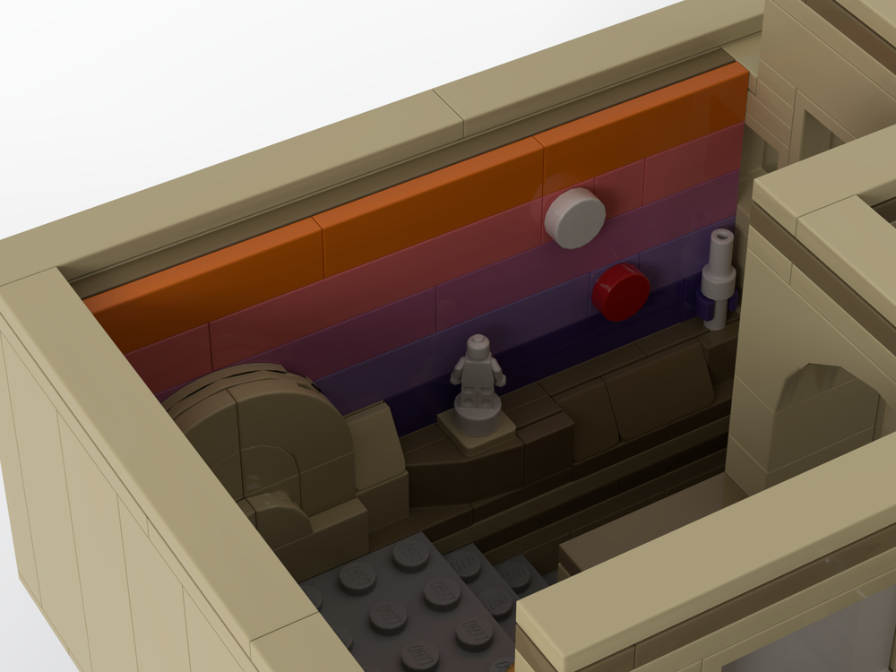 LEGO MOC "Binary Sunset" 6 x 12 mural painting by Hedu88 | Rebrickable ...