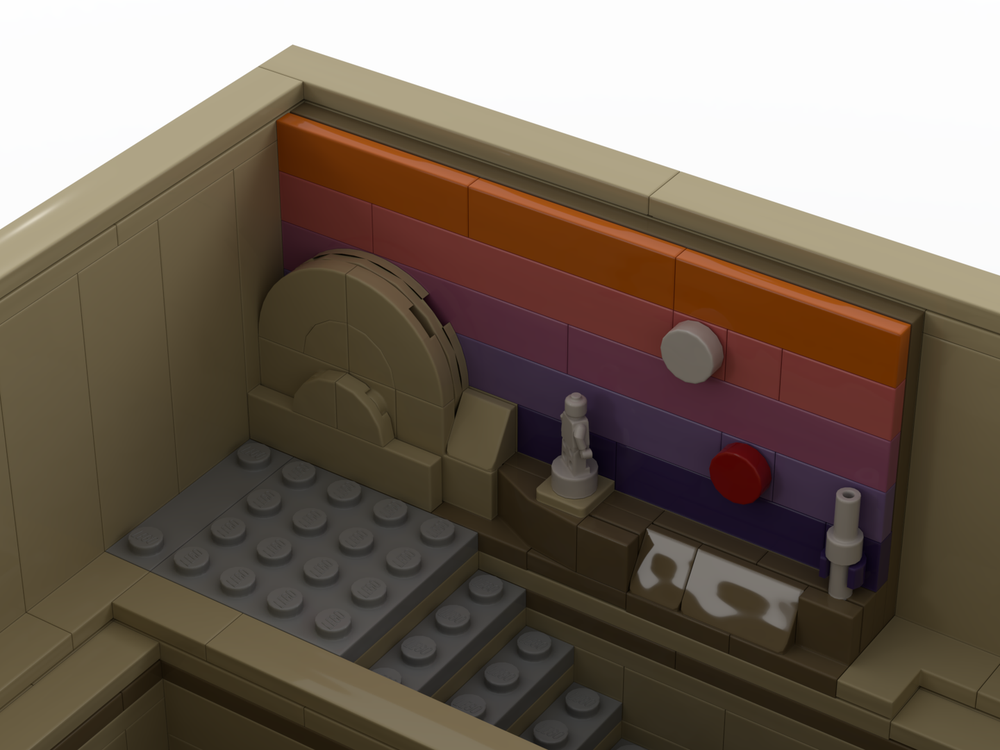 LEGO MOC "Binary Sunset" 6 x 12 mural painting by Hedu88 | Rebrickable ...