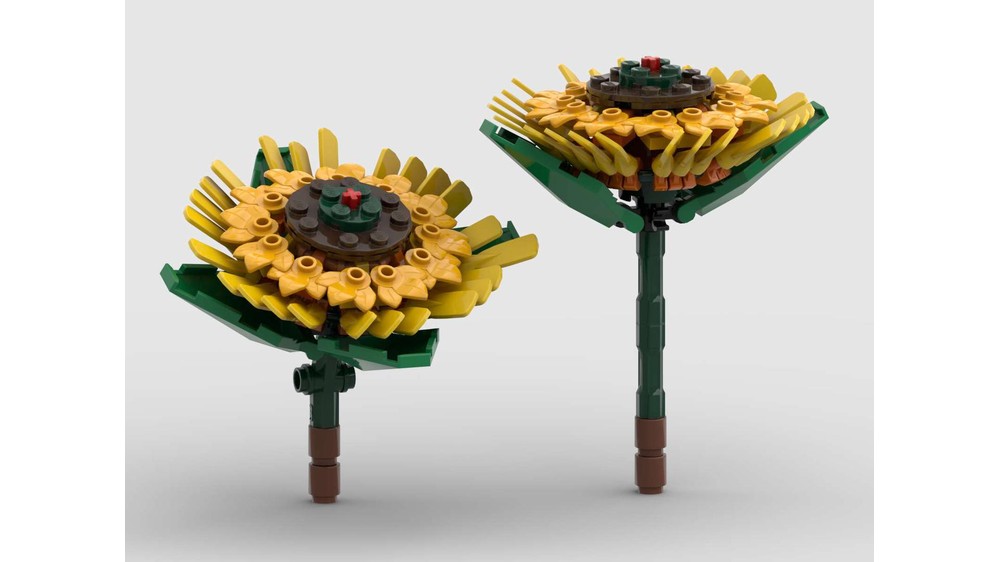 LEGO MOC Sunflower Trees 40524 by EliOriginal | Rebrickable - Build ...