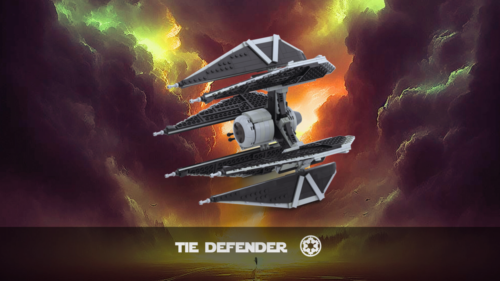 LEGO MOC Tie Defender by zsoltom | Rebrickable - Build with LEGO