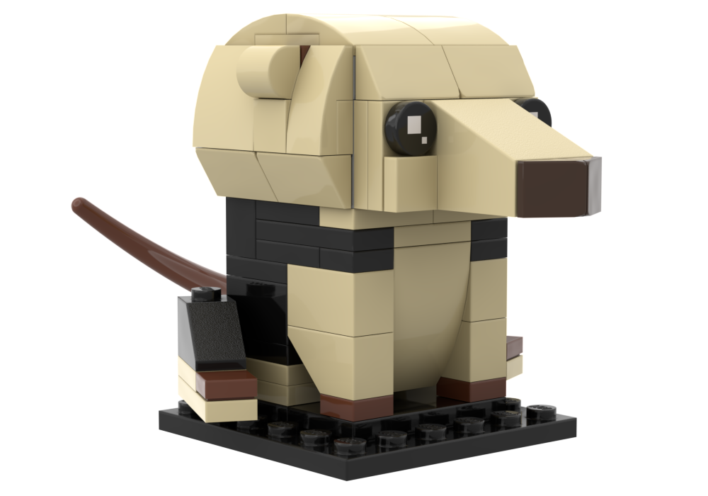 LEGO MOC Collared Anteater (Tamandua tetradactyla): Zooheadz by ...