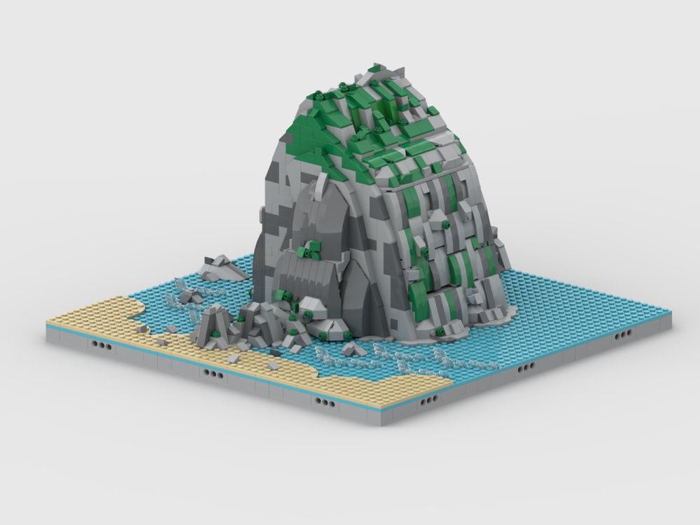 LEGO MOC Haystack Rock by gabizon | Rebrickable - Build with LEGO