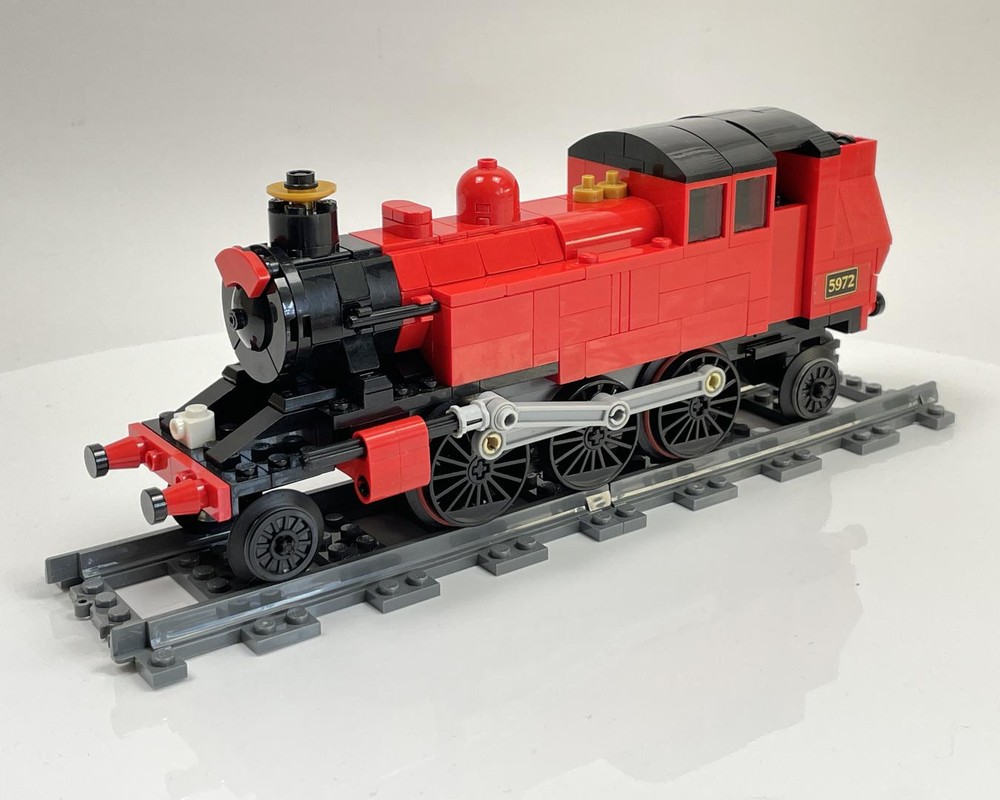 LEGO MOC LMS Ivatt Class 2 2-6-2T - steam locomotive - Powered Up by ...