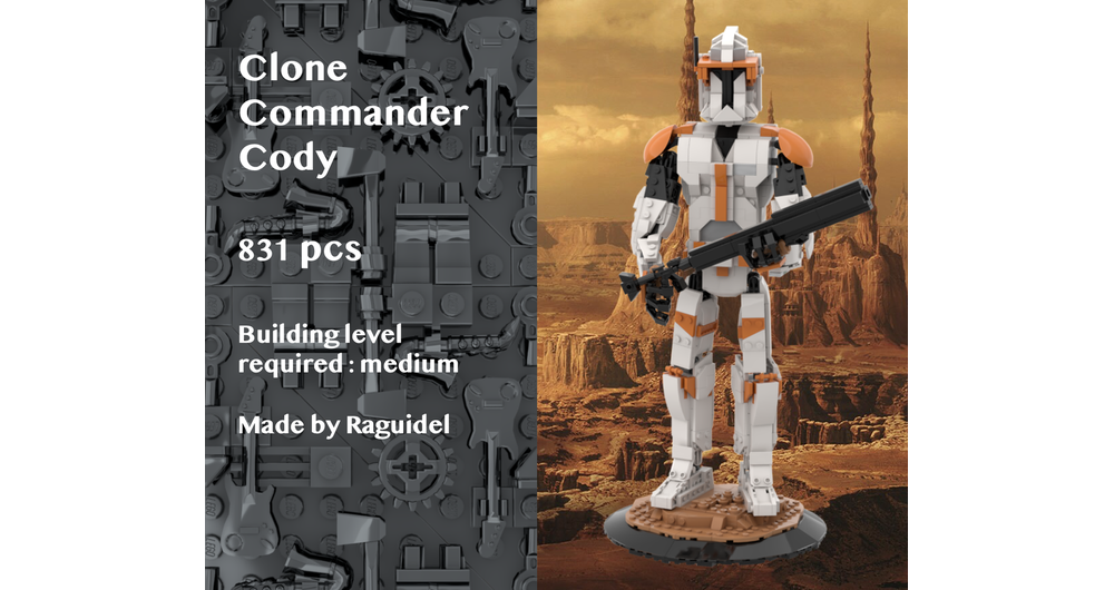 LEGO MOC UCS Clone commander Cody by raguidel | Rebrickable - Build ...