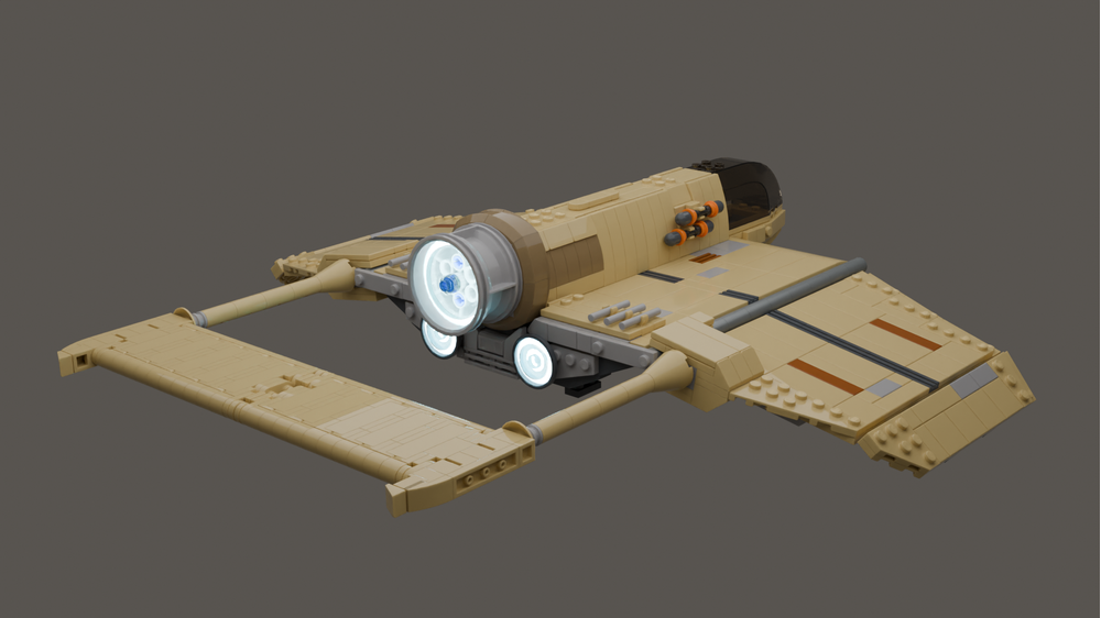LEGO MOC CloakShape Fighter by Tiggerljc | Rebrickable - Build with LEGO