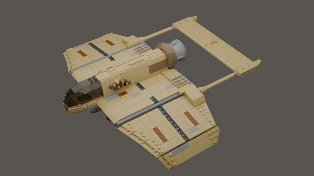 LEGO MOC CloakShape Fighter by Tiggerljc | Rebrickable - Build with LEGO