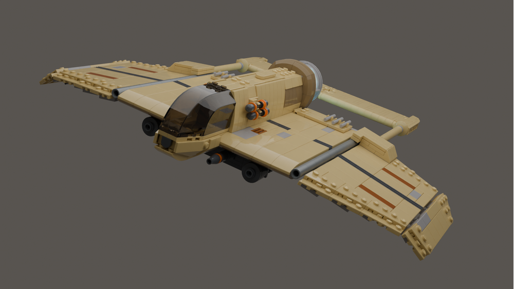 LEGO MOC CloakShape Fighter by Tiggerljc | Rebrickable - Build with LEGO