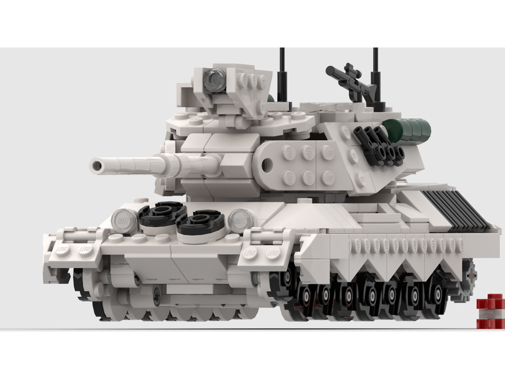 LEGO MOC Leopard 1A5DK in UN camo by IvanNewb | Rebrickable - Build ...