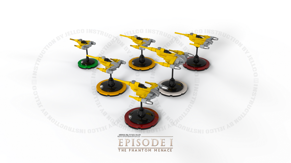 LEGO MOC Ultramicro N-1 Starfighter Squadron by jellco | Rebrickable ...