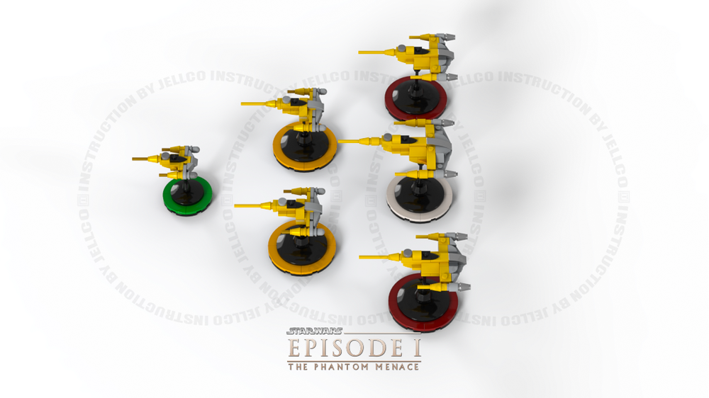 LEGO MOC Ultramicro N-1 Starfighter Squadron by jellco | Rebrickable ...