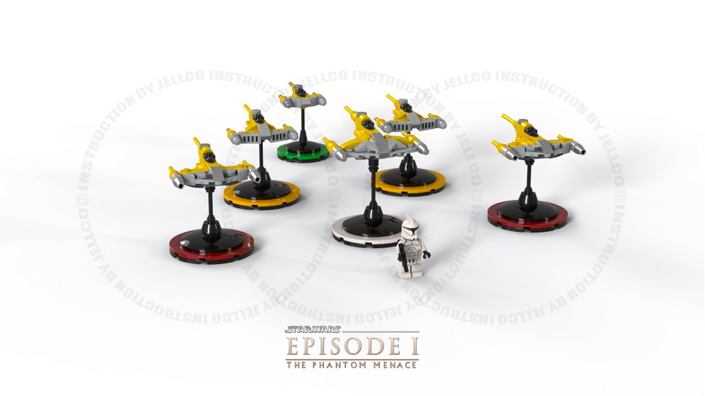 LEGO MOC Ultramicro N-1 Starfighter Squadron by jellco | Rebrickable ...