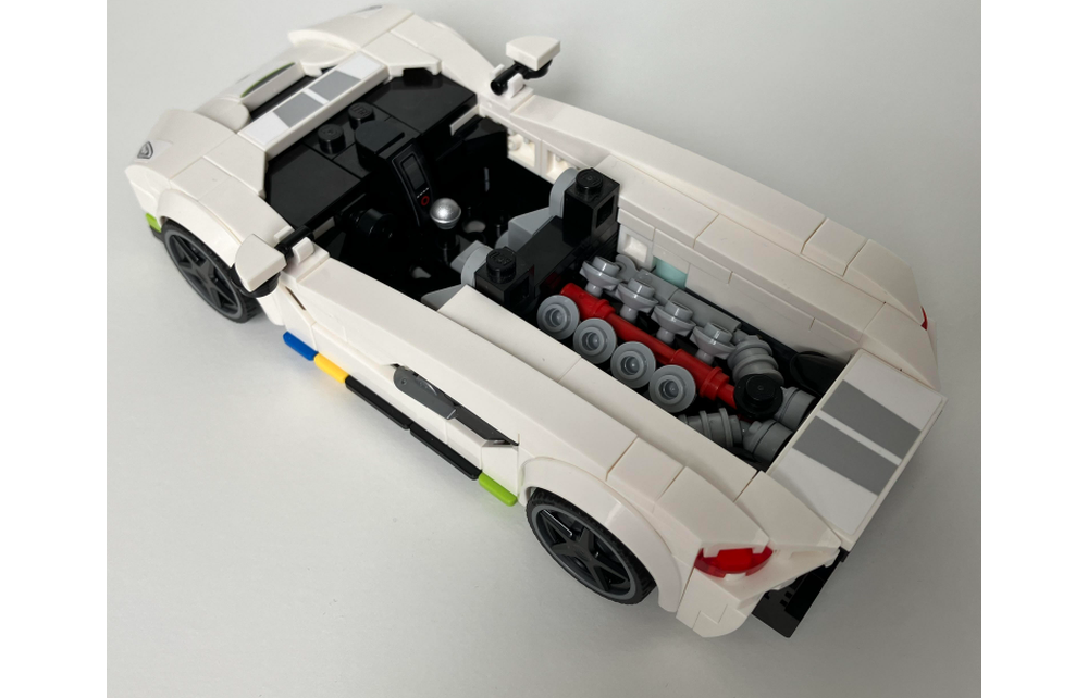 Lego Moc Koenigsegg Jesko By Gs16 Rebrickable Build With Lego
