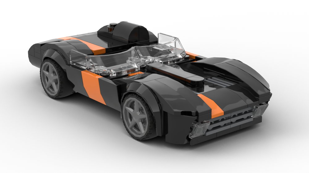 LEGO MOC Corvette C3 Stingray by Cegeha Elbe | Rebrickable - Build with ...
