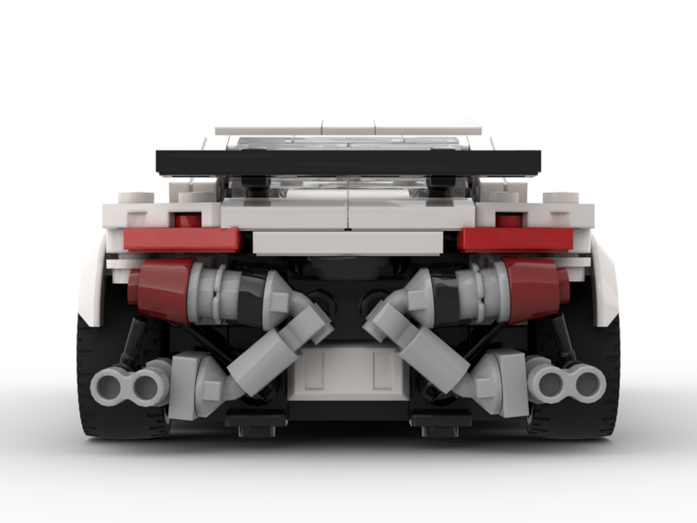LEGO MOC Audi R8 Twin Turbo (White) by TymHay | Rebrickable - Build ...