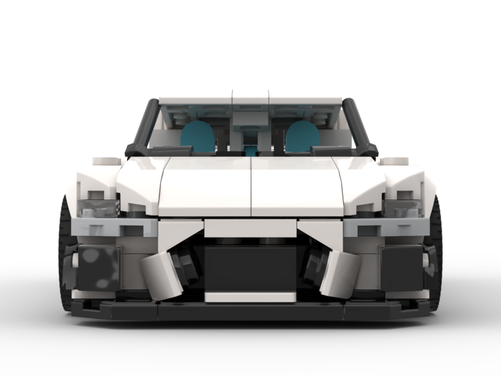 LEGO MOC Audi R8 Twin Turbo (White) by TymHay | Rebrickable - Build ...