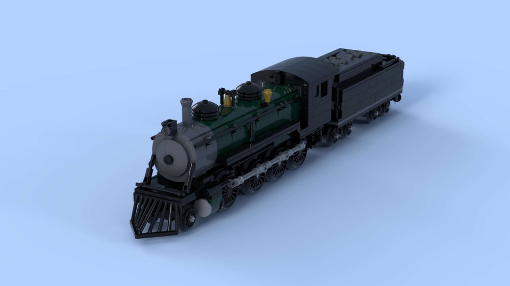 LEGO MOC American 2-8-0 Steam Locomotive by C0NN3RY | Rebrickable ...