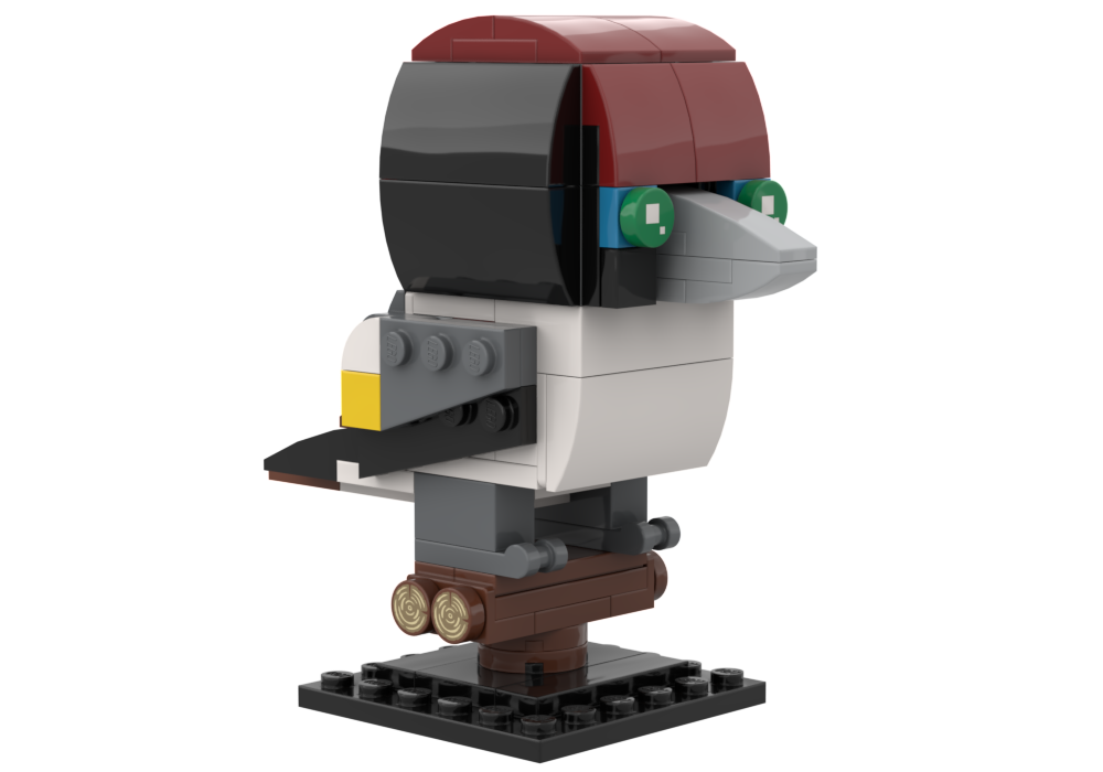 LEGO MOC Wattled Broadbill: Birdheadz by OrchardBuilds | Rebrickable ...