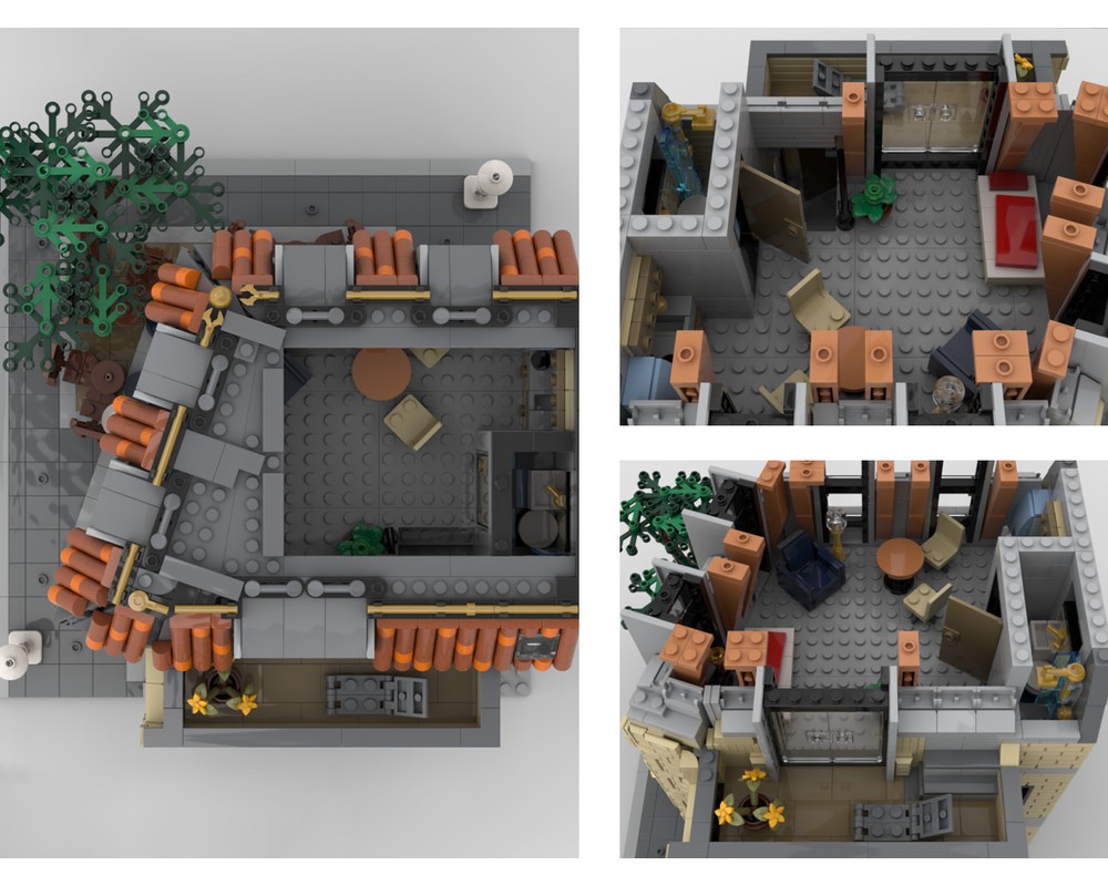 LEGO MOC Modern Oldtown Corner by Brinx | Rebrickable - Build with LEGO