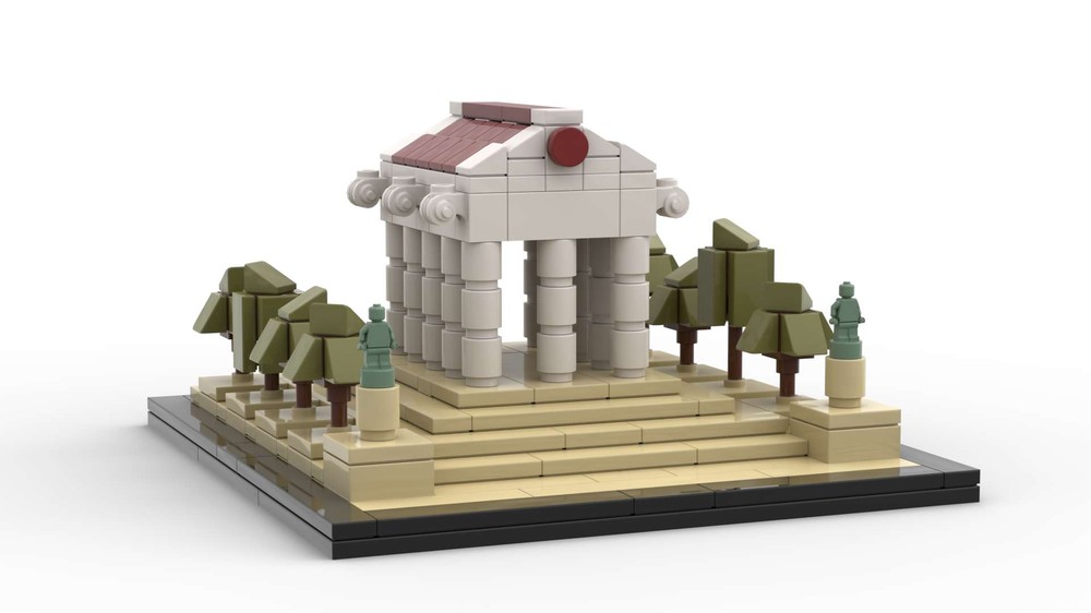 LEGO MOC Roman Temple by Theodore Bricks | Rebrickable - Build with LEGO