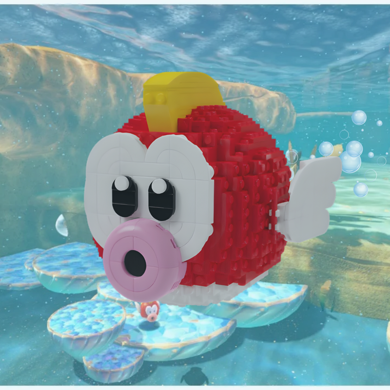 LEGO MOC Cheep Cheep by KraftyKoopa | Rebrickable - Build with LEGO