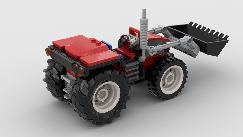 LEGO MOC City tractor revised by GDm | Rebrickable - Build with LEGO