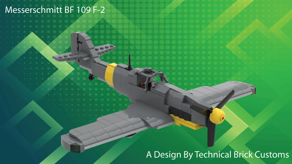 LEGO MOC Messerschmitt BF 109 F-2 by TechnicalBrickCustoms ...