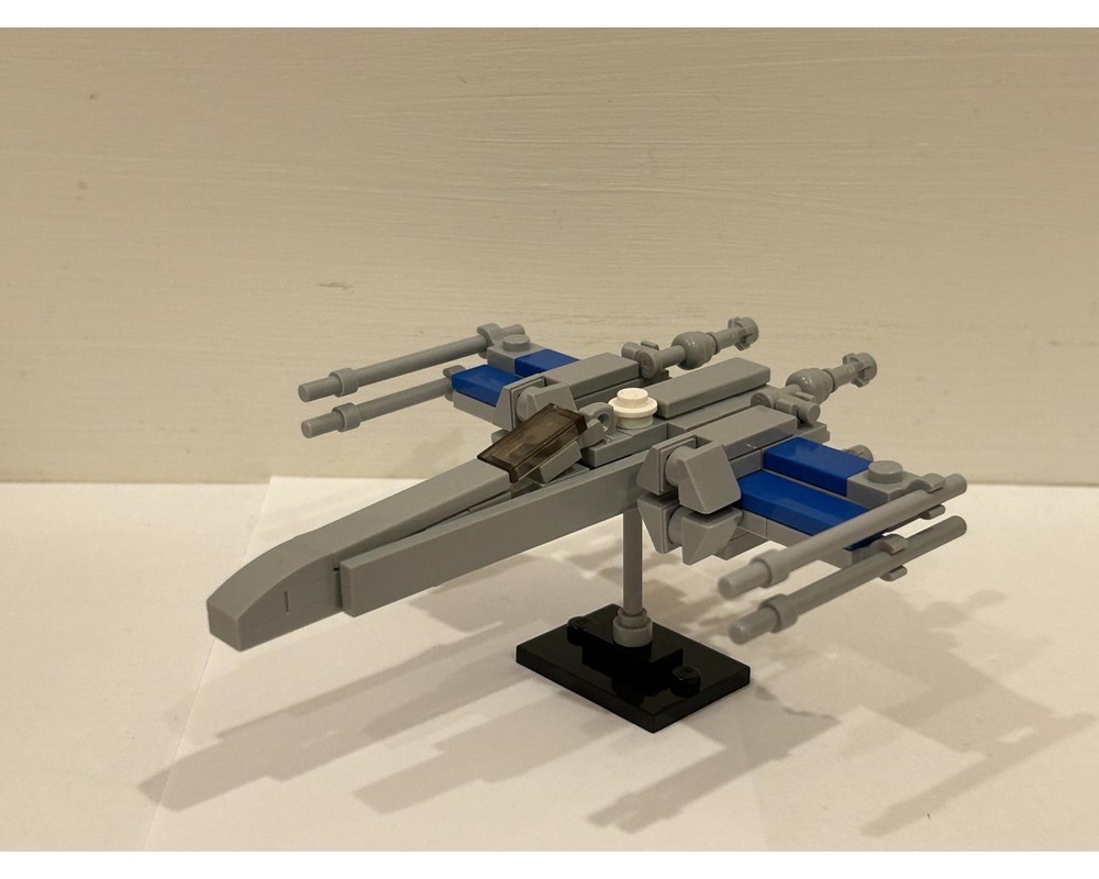 LEGO MOC Mini T-70 X-Wing Starfighter Blue by blum | Rebrickable ...