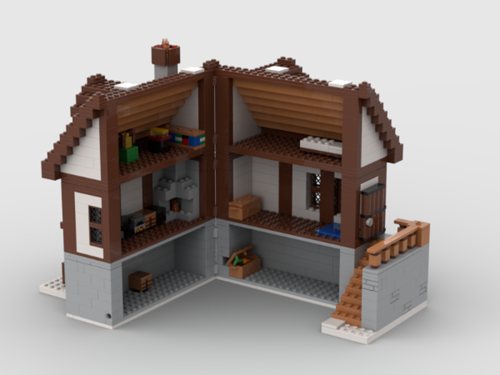 LEGO MOC Technoblade's House by BassBrickStudios | Rebrickable - Build ...