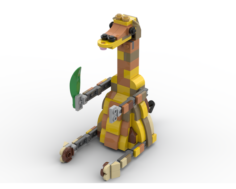 LEGO MOC Chubby Giraffe and Zebra by Tuxille | Rebrickable - Build with ...