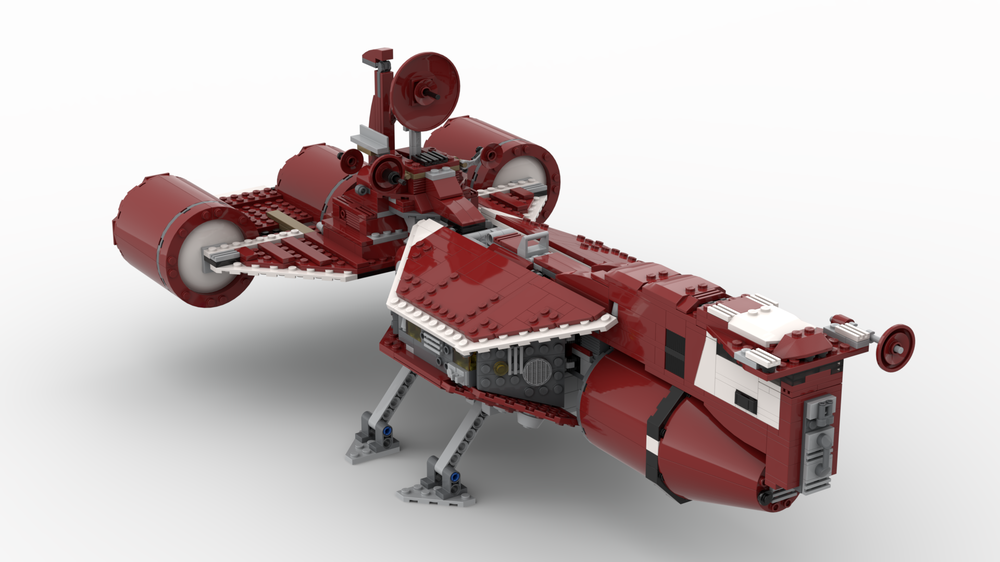 LEGO MOC Republic Cruiser by BrickDetail | Rebrickable - Build with LEGO