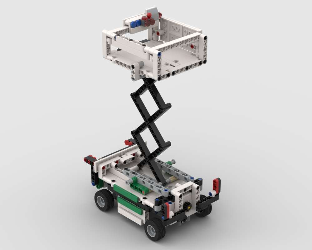 LEGO MOC Scissor Lift 42167 Alternative by ErikGS | Rebrickable - Build ...