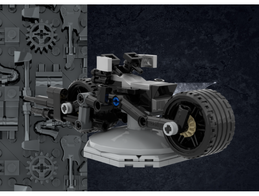 LEGO MOC Batman The Dark Knight : Batpod by raguidel | Rebrickable ...
