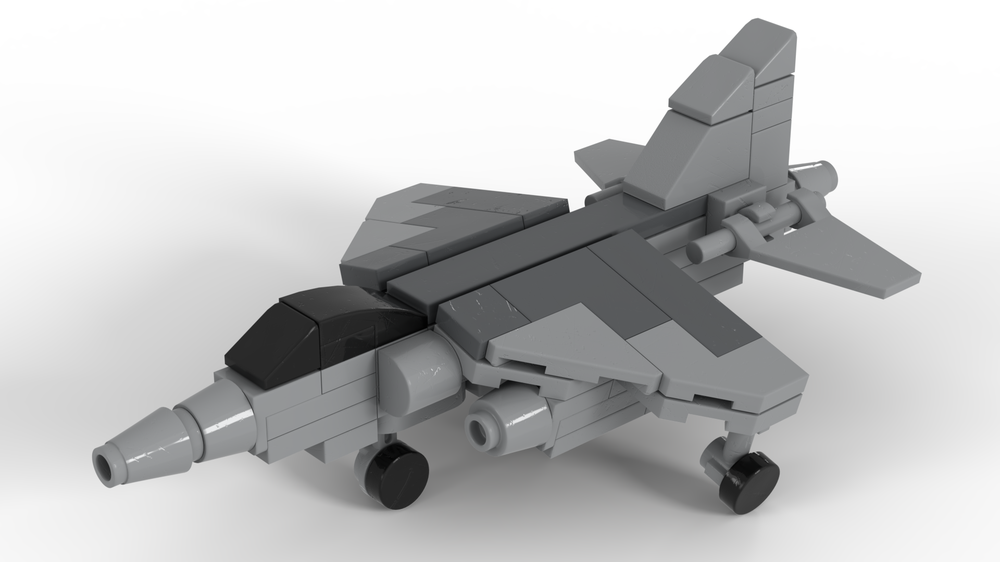 LEGO MOC Harrier by hyphencubed | Rebrickable - Build with LEGO