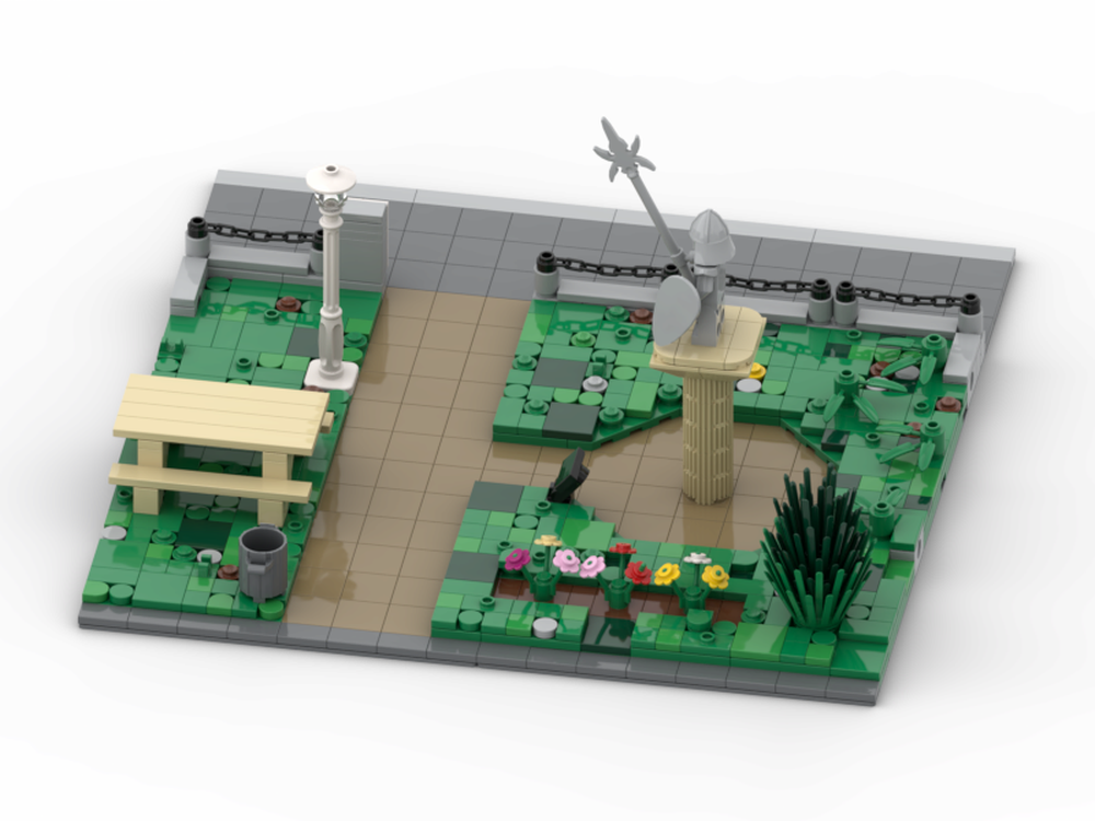 LEGO MOC Modular Park by ole.828 | Rebrickable - Build with LEGO