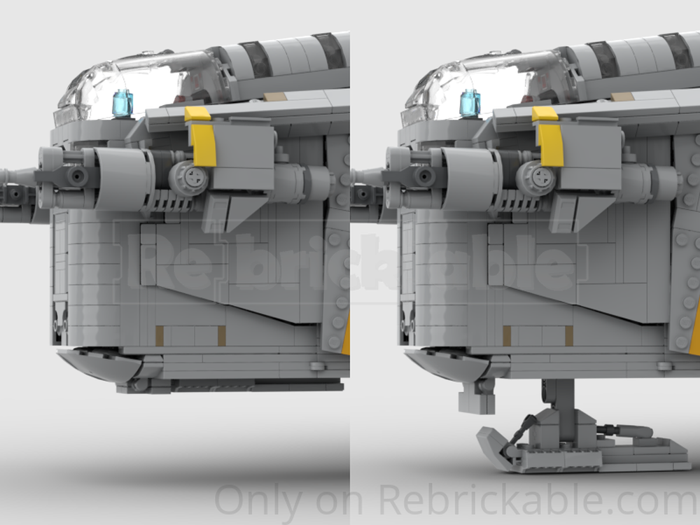 LEGO MOC 75331 Razor Crest modified by aachthor | Rebrickable - Build ...