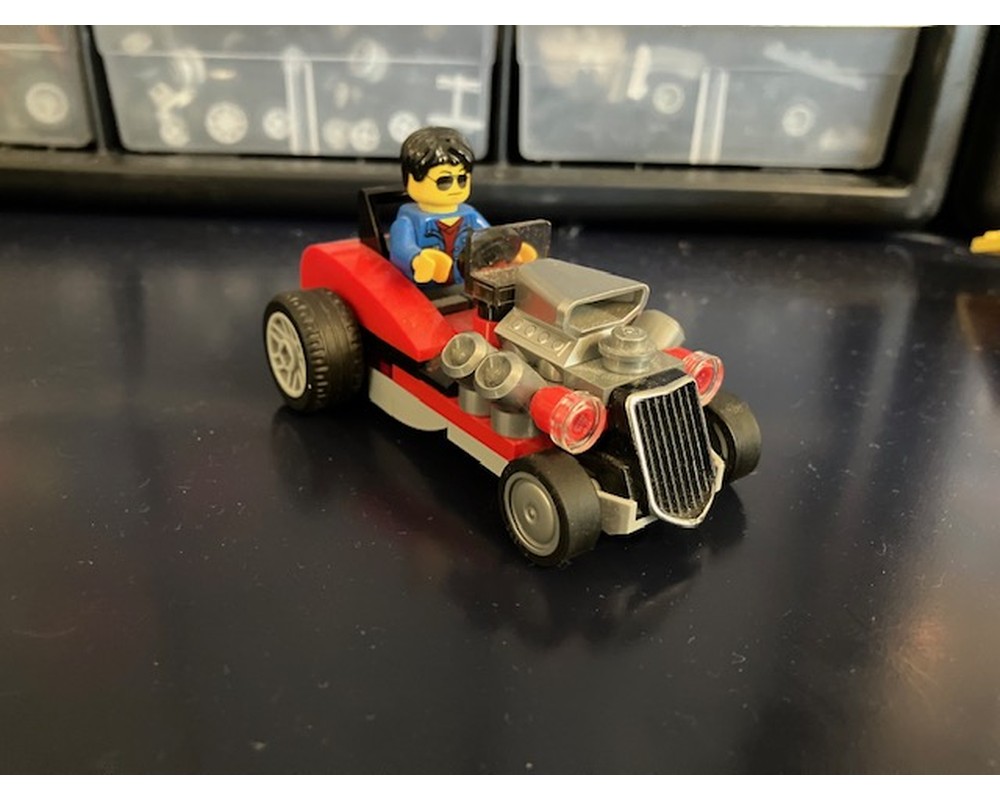 LEGO MOC Hot rod mod by fluffy_bricks | Rebrickable - Build with LEGO
