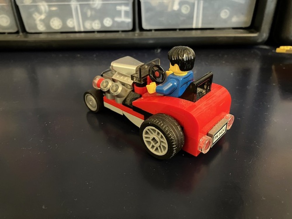 LEGO MOC Hot rod mod by fluffy_bricks | Rebrickable - Build with LEGO