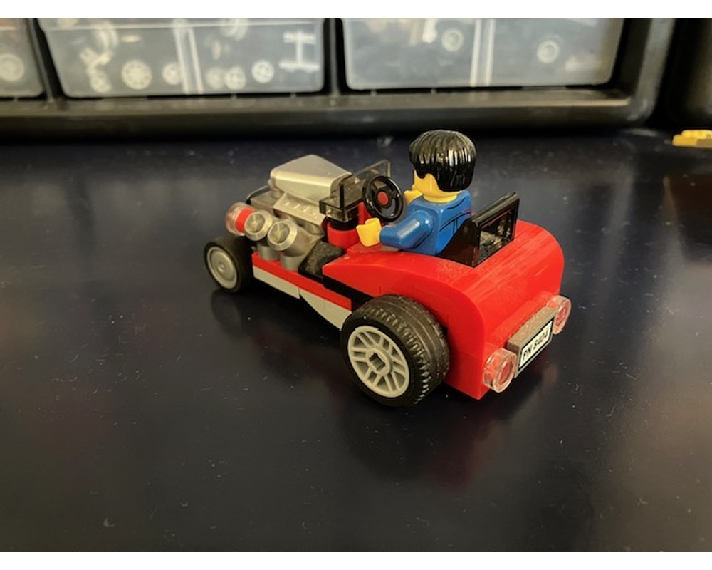 LEGO MOC Hot rod mod by fluffy_bricks | Rebrickable - Build with LEGO