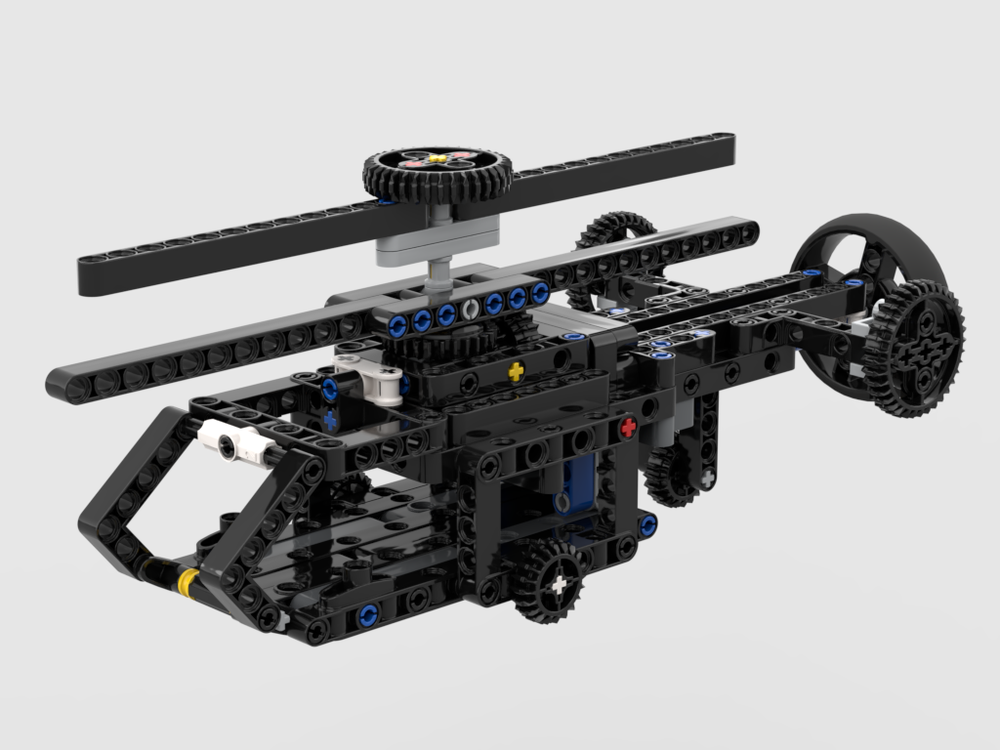 LEGO MOC Coaxial Rotor Aircraft by Raptor9889 | Rebrickable - Build ...