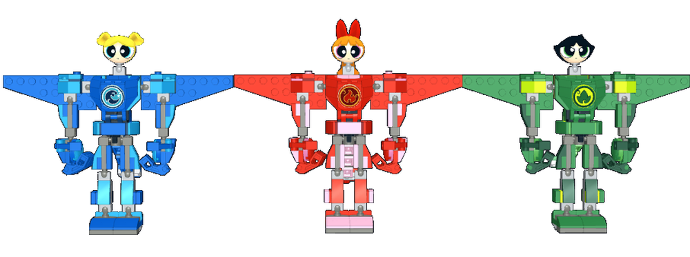 LEGO MOC The Powerpuff Mech Suits by dannoble1592 | Rebrickable - Build ...