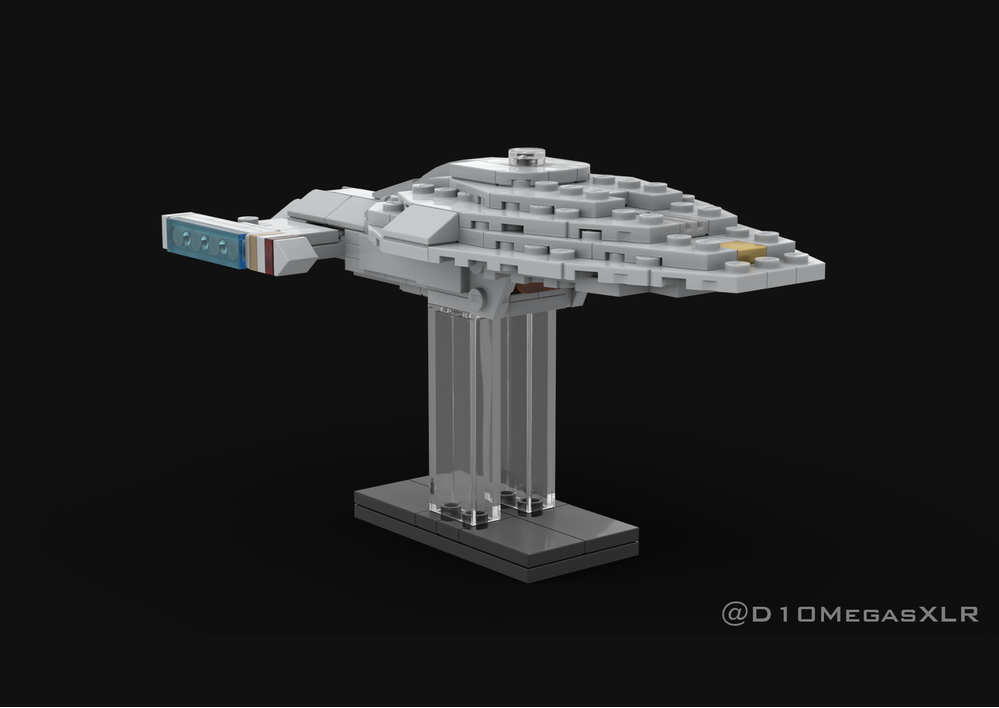 LEGO MOC Intrepid Class by D10MegasXLR | Rebrickable - Build with LEGO
