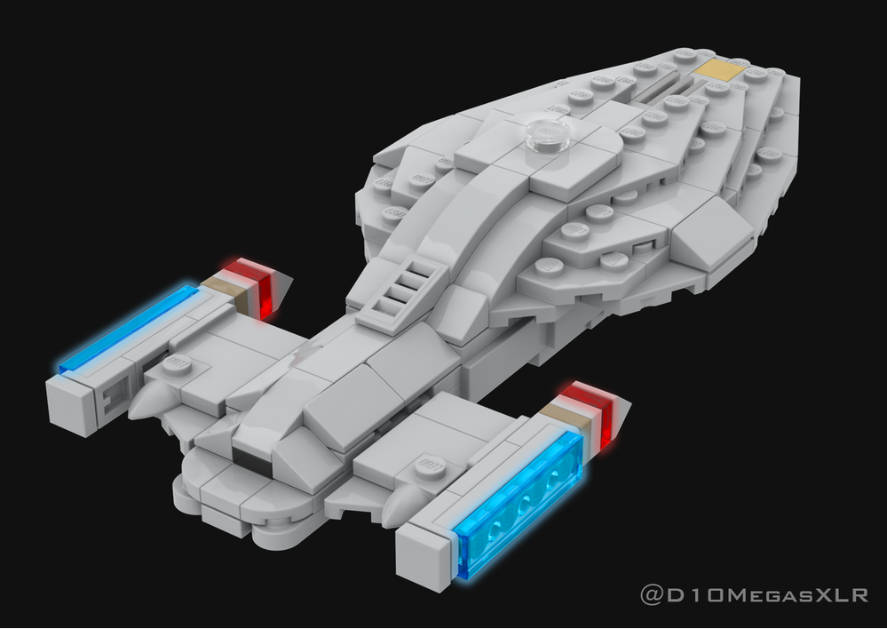 LEGO MOC Intrepid Class by D10MegasXLR | Rebrickable - Build with LEGO