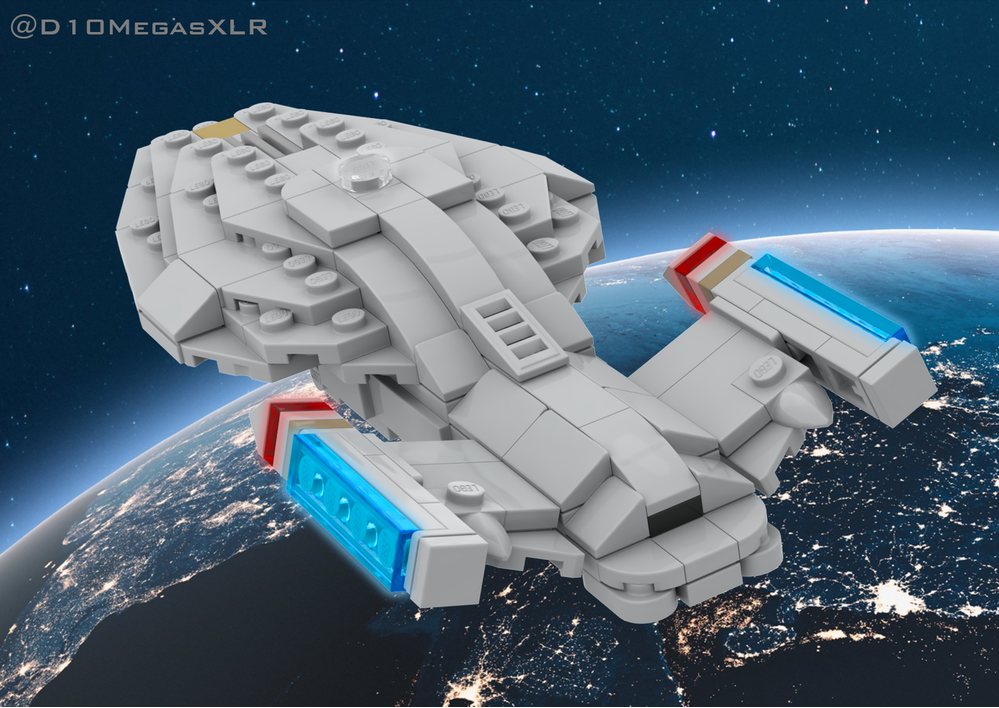 LEGO MOC Intrepid Class by D10MegasXLR | Rebrickable - Build with LEGO