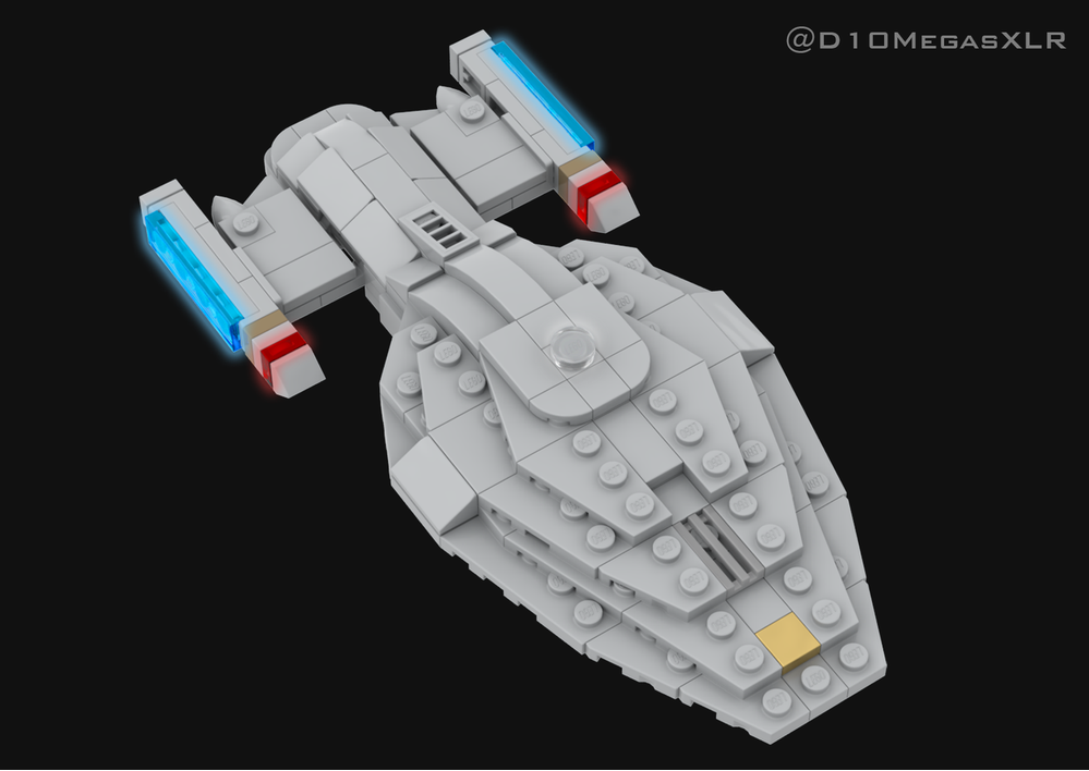LEGO MOC Intrepid Class by D10MegasXLR | Rebrickable - Build with LEGO
